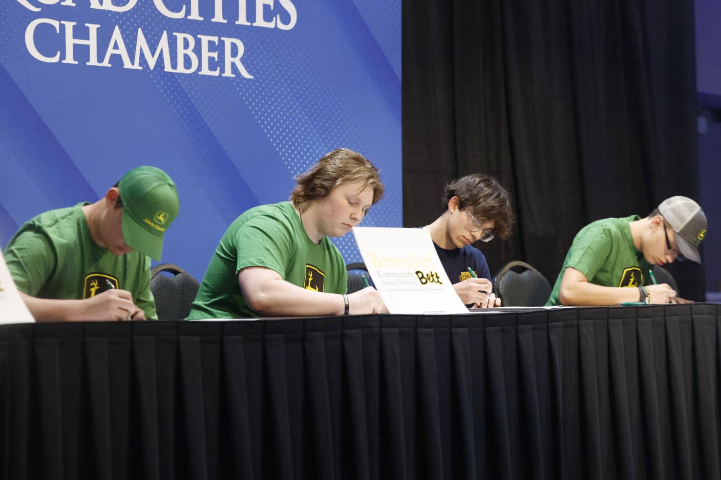 High School Apprenticeship Signing Day Moline Vibrant arena