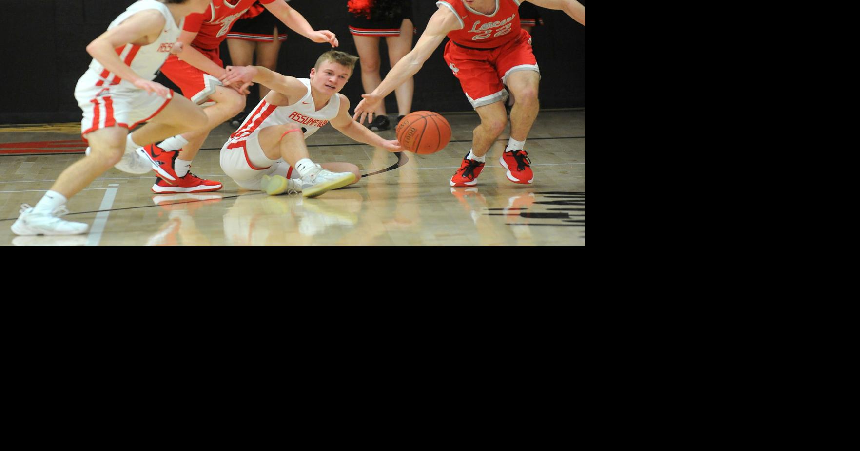 Photos: North Scott at Assumption boys basketball.