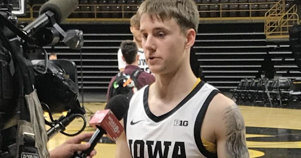 Moline's Brock Harding basketball Iowa Hawkeyes freshman