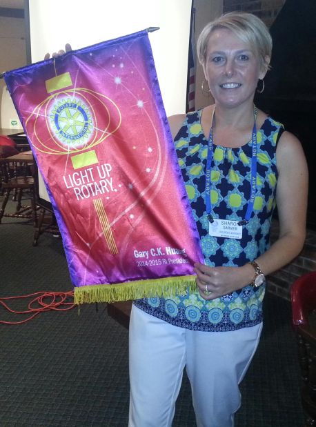 Light Up Rotary Logo