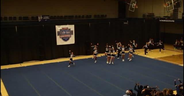 The St. Ambrose Cheer Team competes Friday in the NAIA Competitive ...