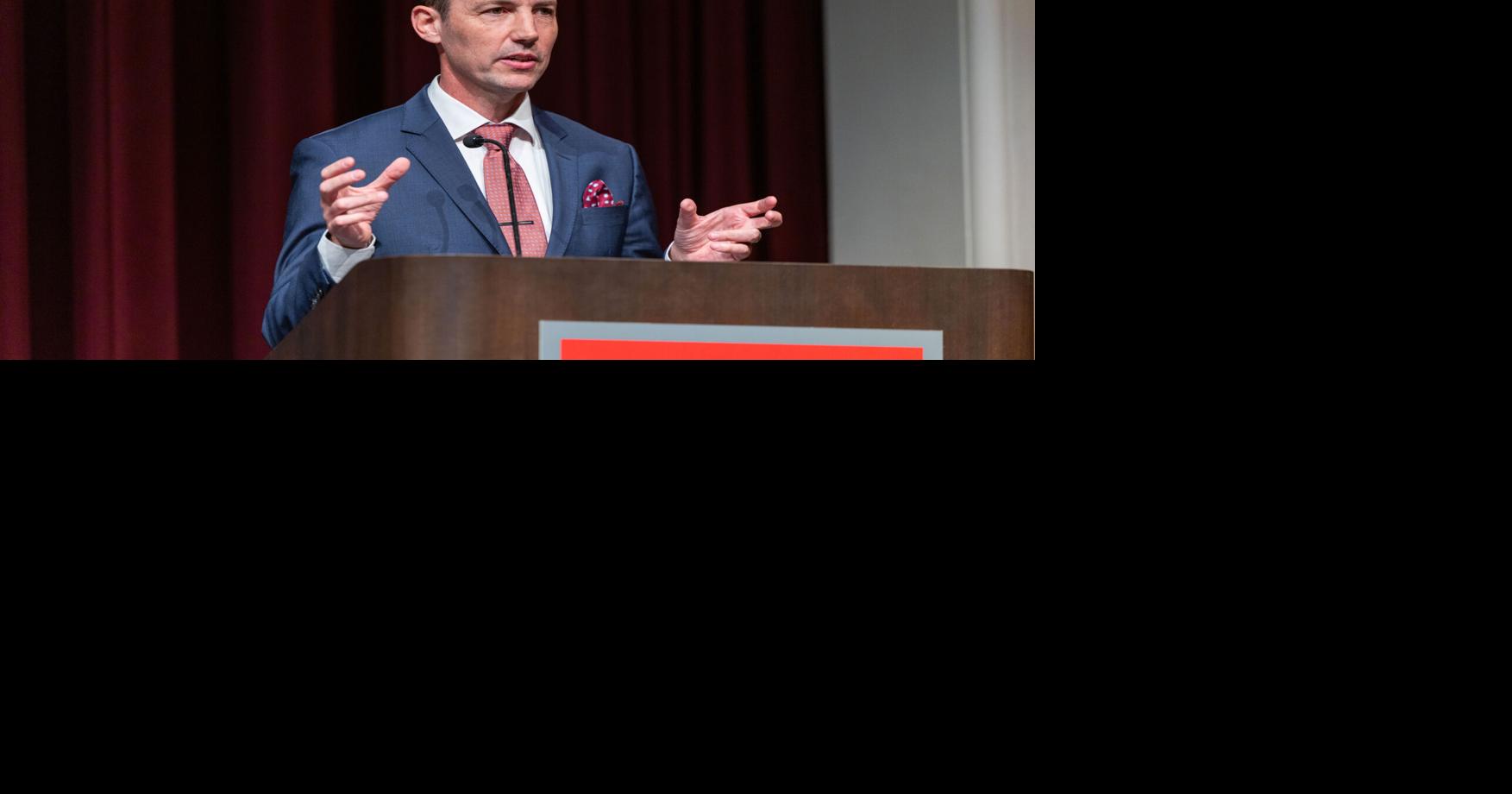 Iowa State president finalist Dr. Benjamin Houlton talks