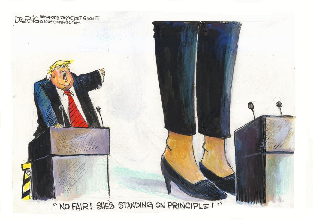 17 political cartoons debate the presidential debate between Kamala ...