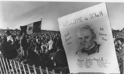 40 years ago, chaos ensued during my trip to cover the pope's Iowa visit