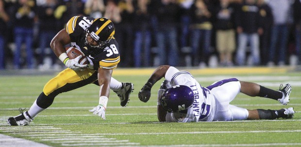 Iowa's Rogers willing to help out at fullback, running back