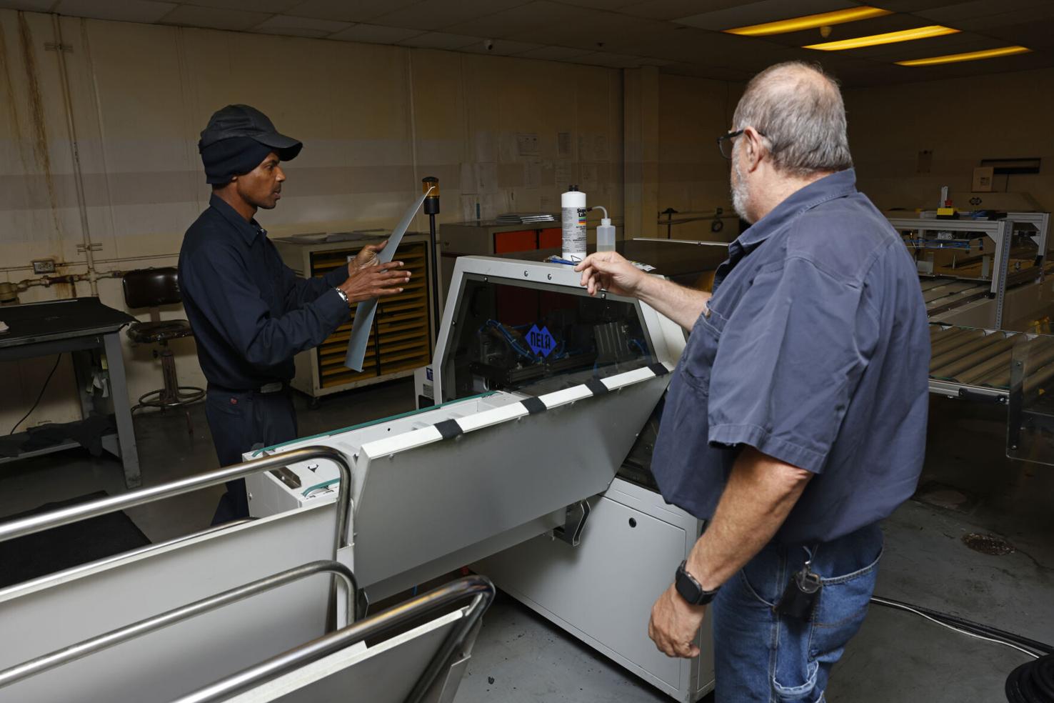 Quad-City Times printer's last newspaper printing run