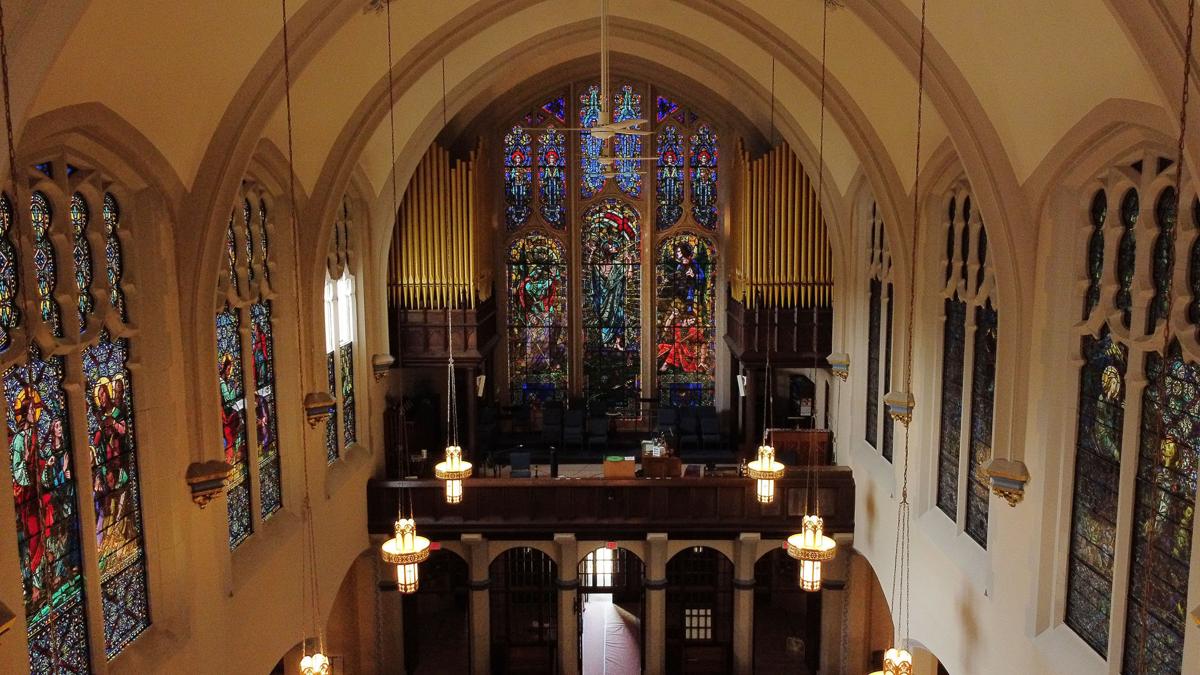 'An architectural gem': Stained glass renovation nearly complete at ...