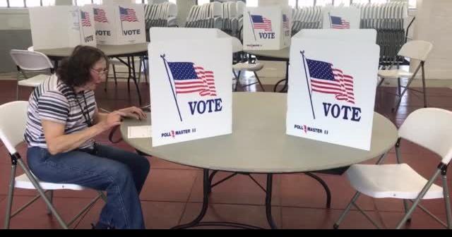 Voters cast their ballot is Scott County primary