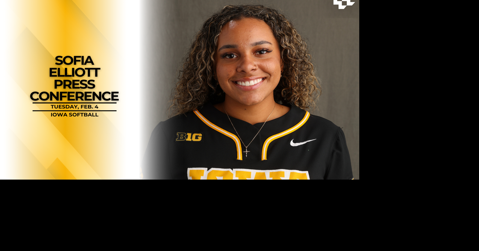 Iowa Softball Media Day | Sofia Elliott Press Conference | Feb. 4