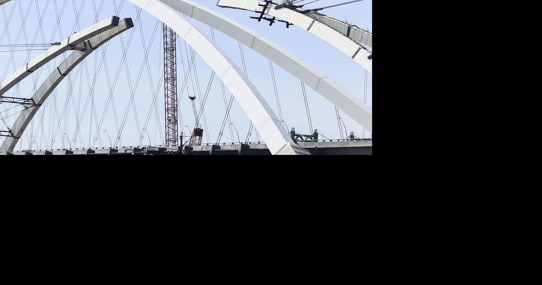 Quad-City bridges lit up orange for National Highway Safety Week