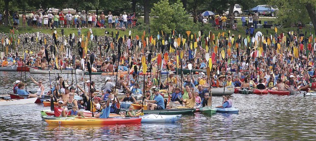 Floatzilla participants try again for world record