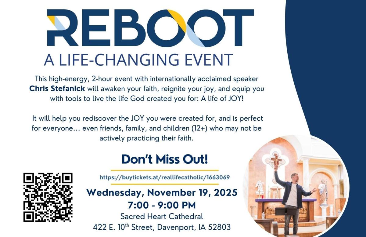 Belief happenings: Chris Stefanick coming to Davenport; "Hope in Hard ...