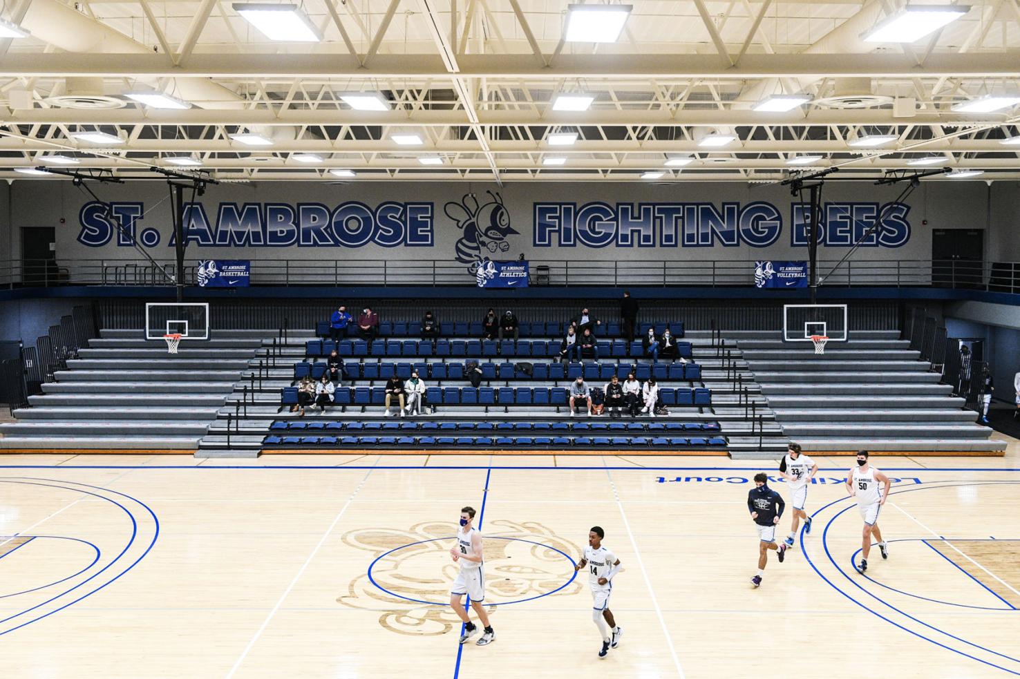 Photos: St. Ambrose men win their home opener against Missouri Baptist ...