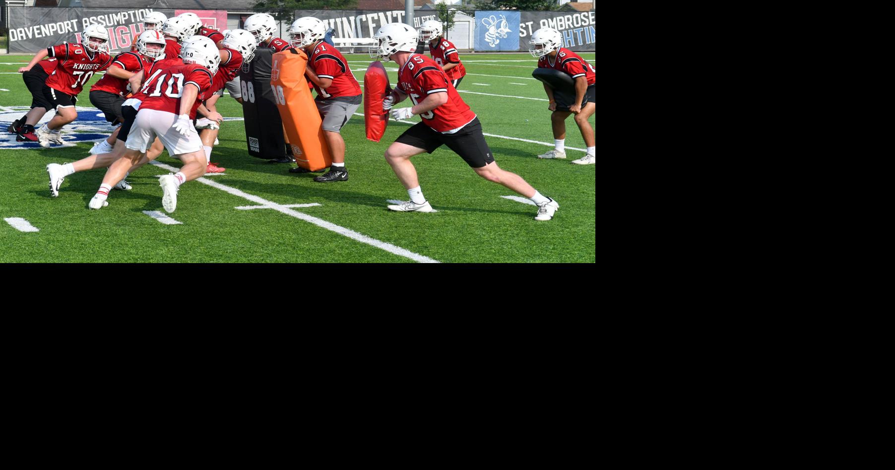 Photos: Assumption High School football practice