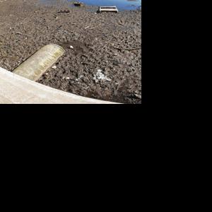 Lagoon drained for dredging project