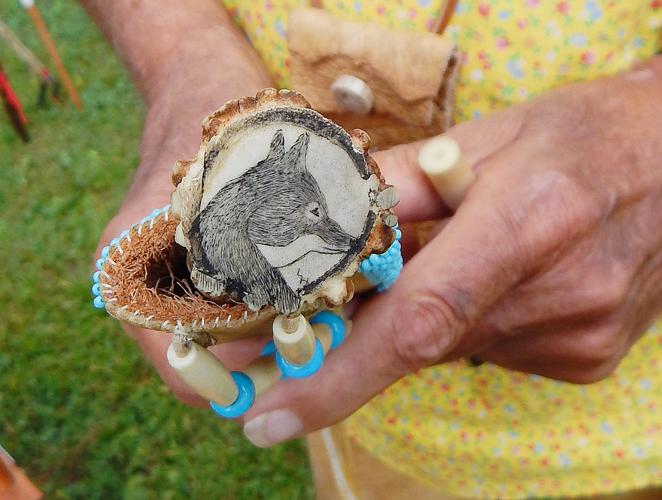 Students journey to the past to visit a Buckskinner Rendezvous