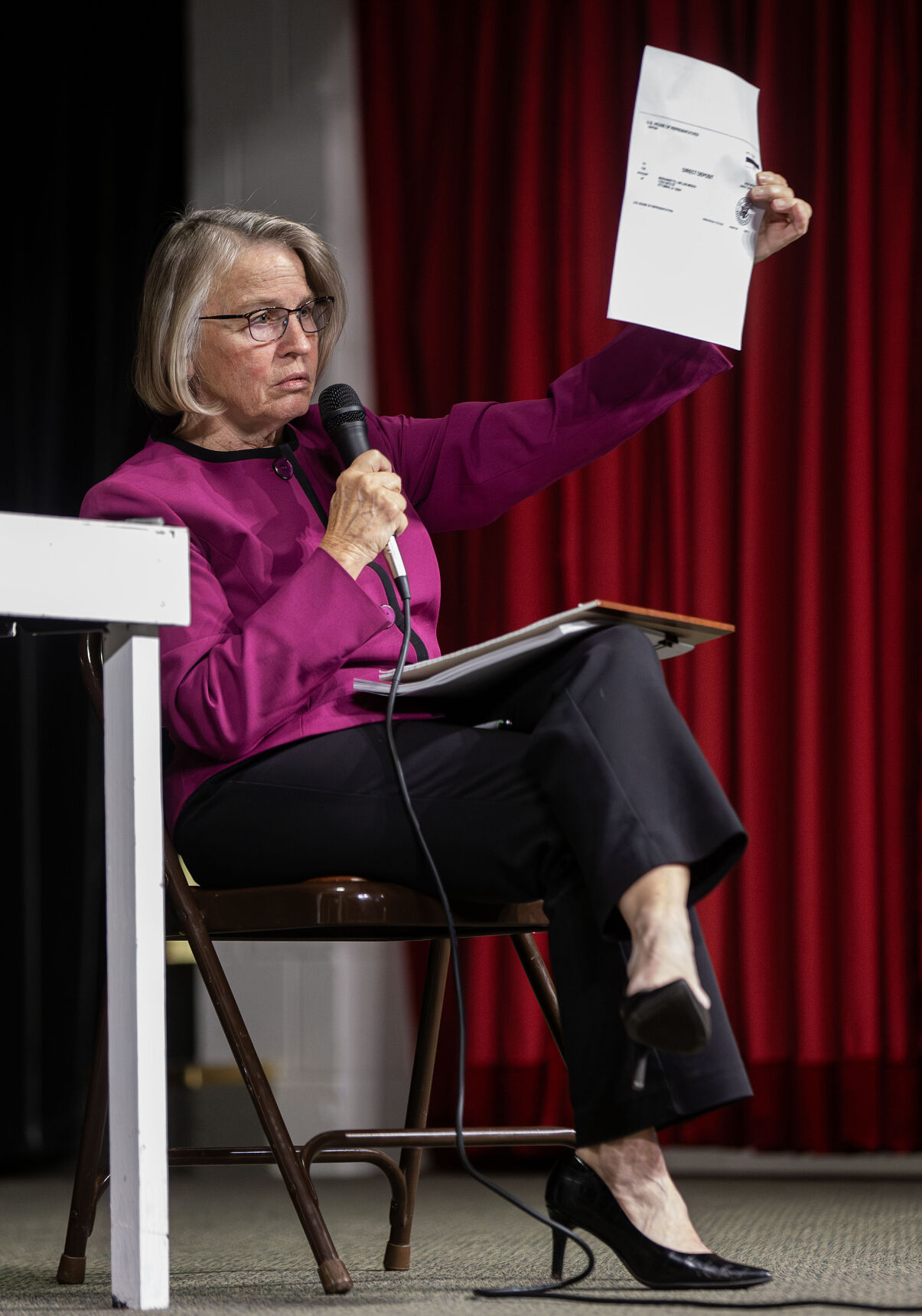 Miller-Meeks’ town hall marked by heckling and walkouts