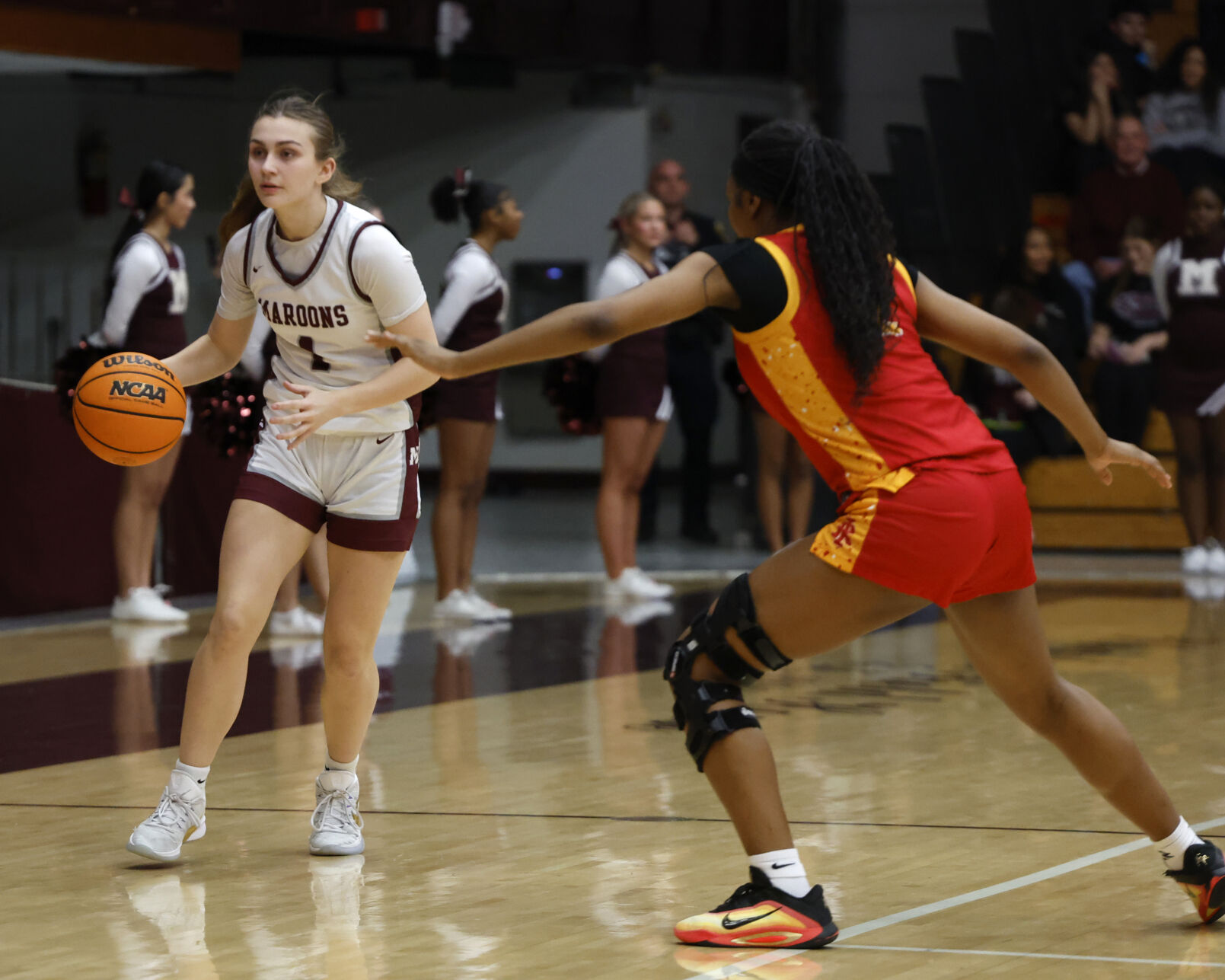 Rock Island at Moline girls basketball game