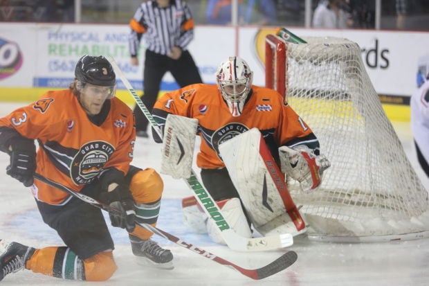 With back against wall, Mosher shines in net for Mallards