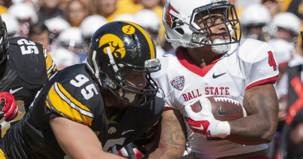 Big Ten picks Iowa's Drew Ott as defensive player of the week