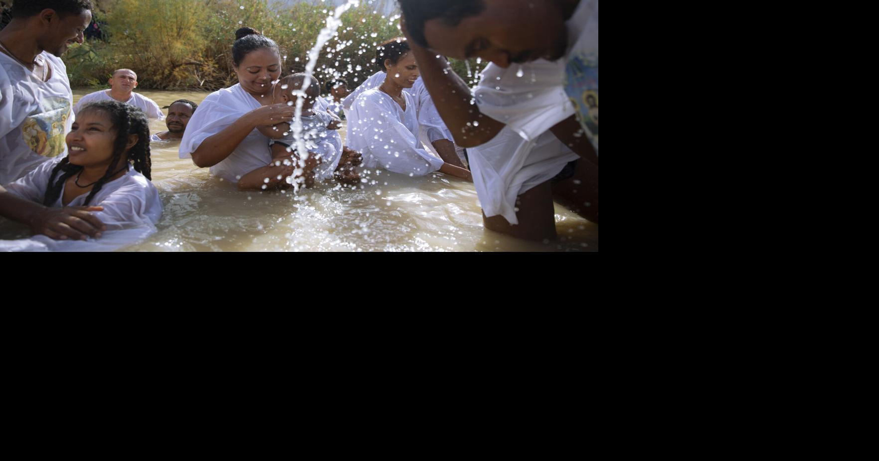 Jordan River, Jesus' baptism site, is today barely a trickle