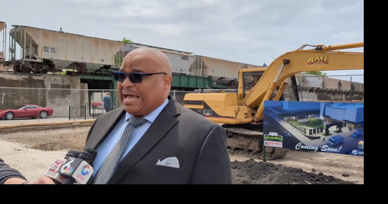 Ryan Saddler talks concept of MLK Park at groundbreaking in Davenport