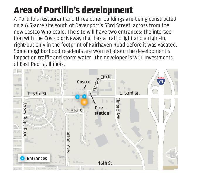 Wait and see: Stormwater, traffic worry Portillo's neighbors