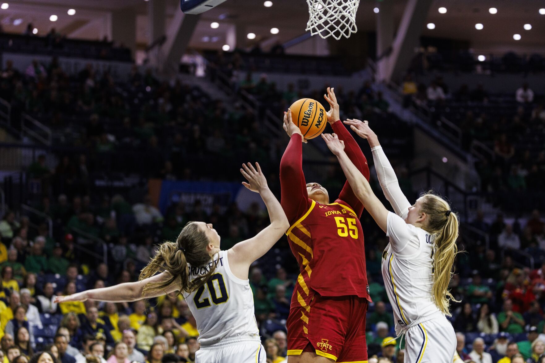 Audi Crooks sets Iowa State scoring record with 43 points