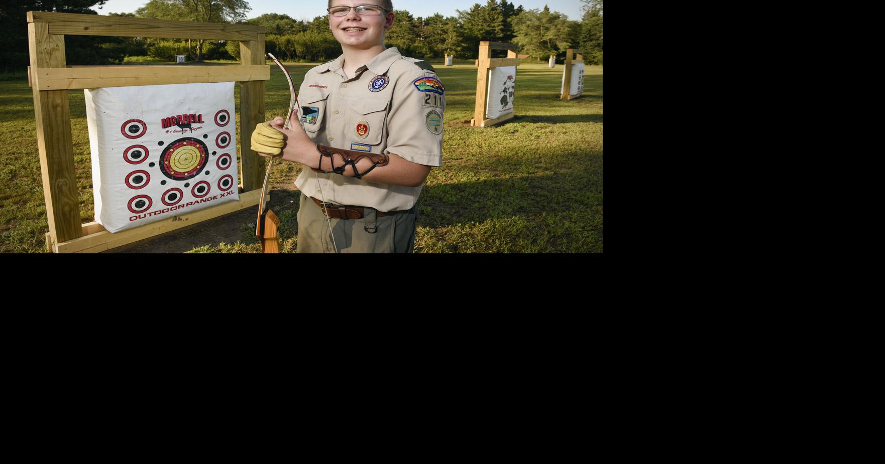 Scout's Eagle project is giving his town an archery range