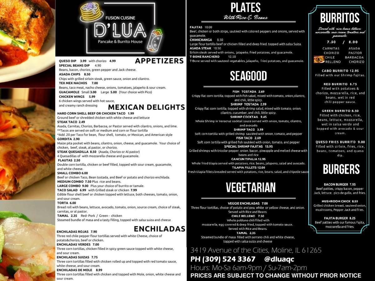 Quad-Cities To-Go Menu Guide