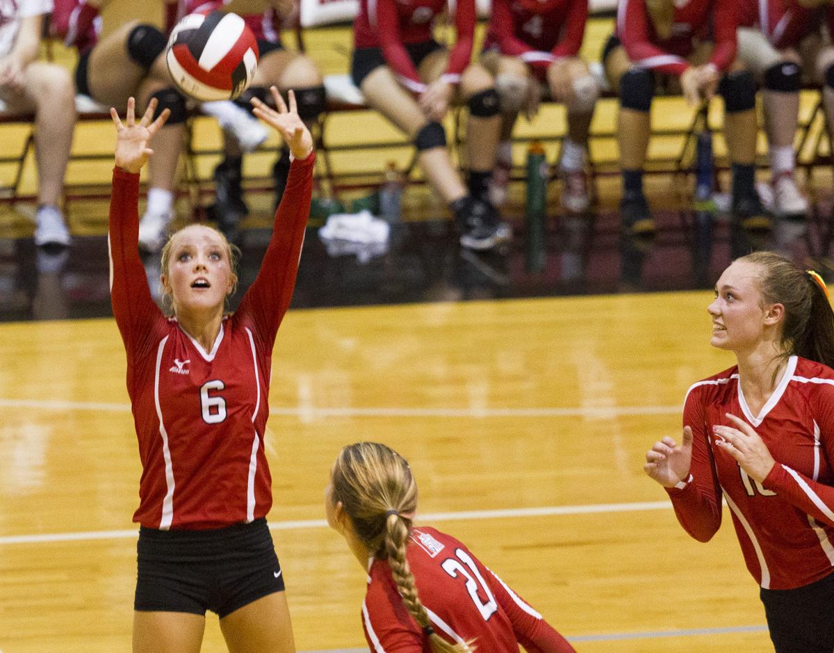 Assumption volleyball sweeps aside North Scott | High School Volleyball ...