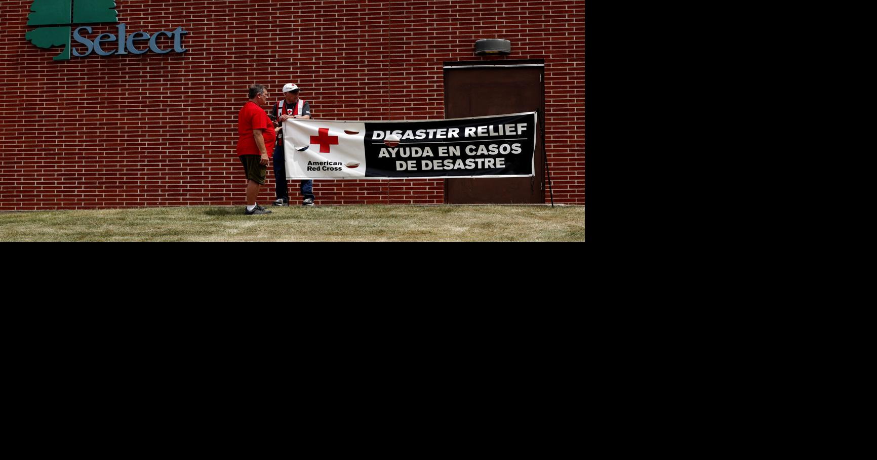 Who is helping building collapse victims?