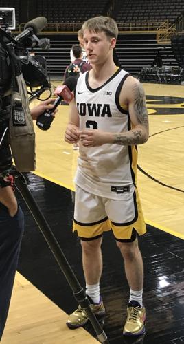 Moline's Brock Harding basketball Iowa Hawkeyes freshman
