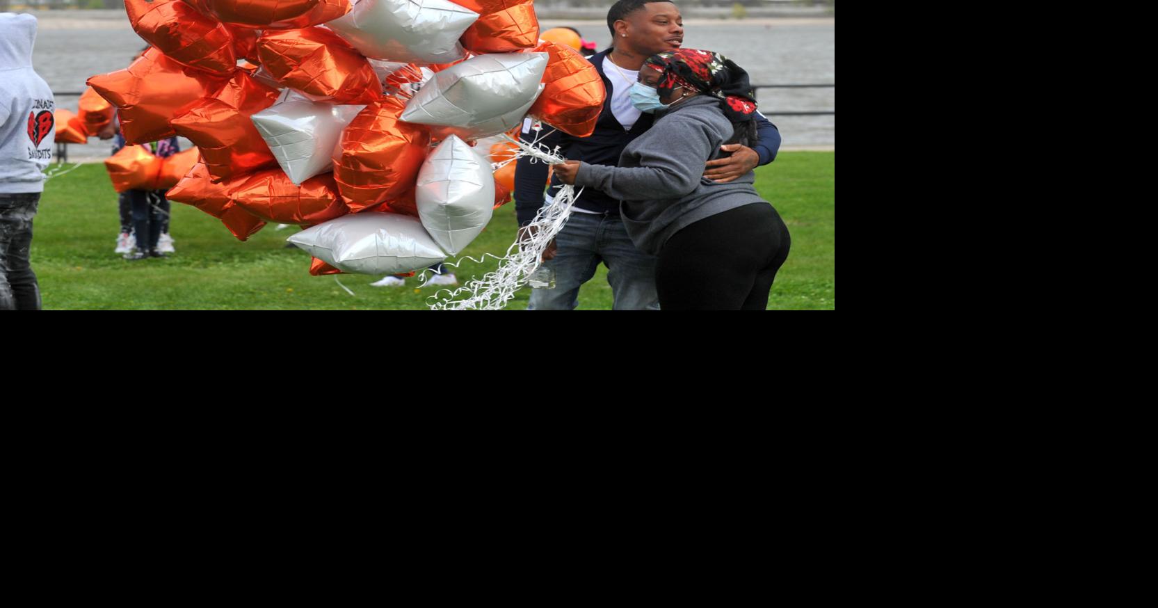 Photos: Vigil for Devell Johnson Jr. along the river front in Davenport.