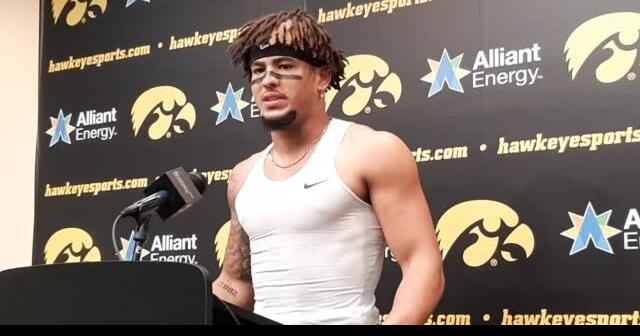 Watch now: Hawkeye WR Keagan Johnson on breaking tackles on his TD ...