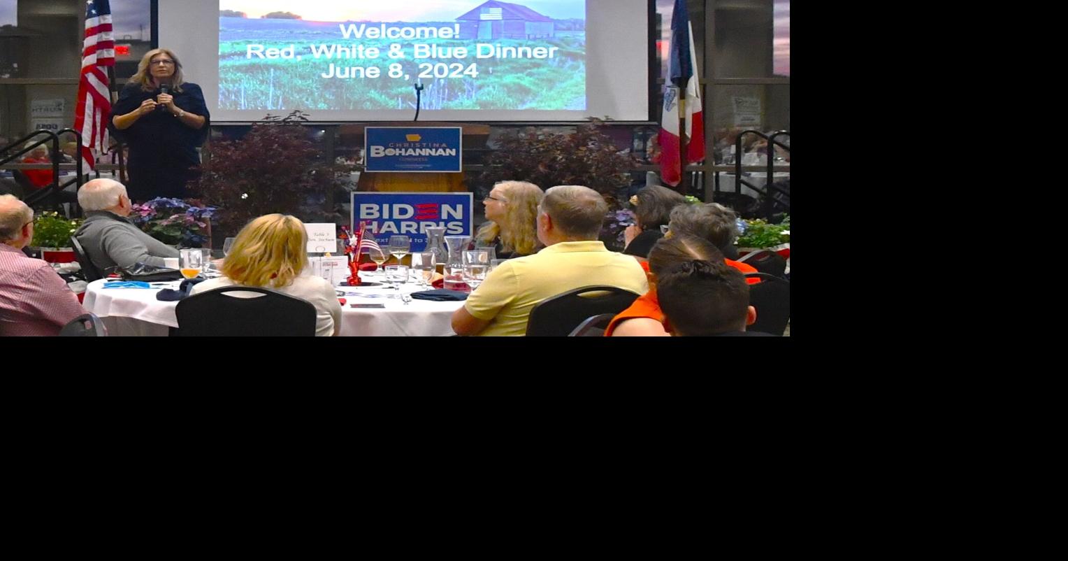 Iowa Democratic leaders speak at Red, White & Blue Dinner