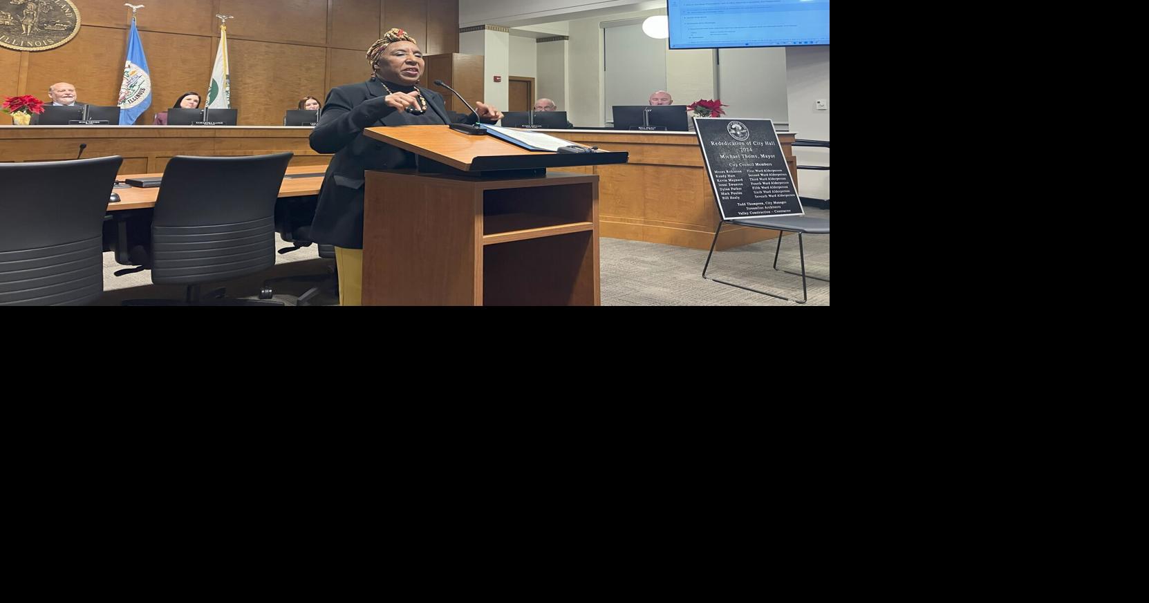 Rock Island's Shellie Moore Guy honored by city council