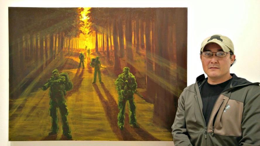 At 45, Ken Cunningham paints his way to graduation day, happiness