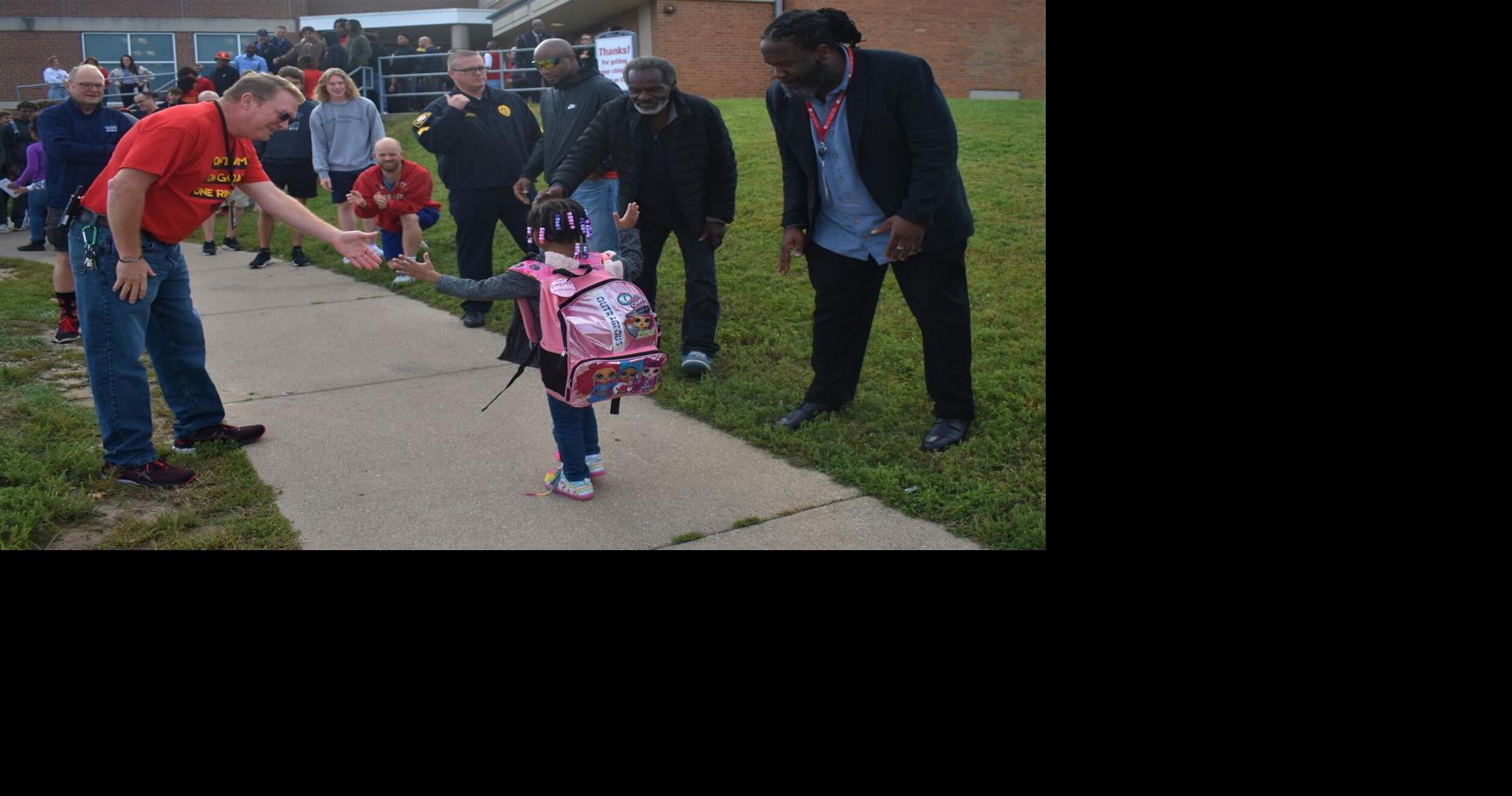 Sights from the Rock Island Academy's annual Million Father March