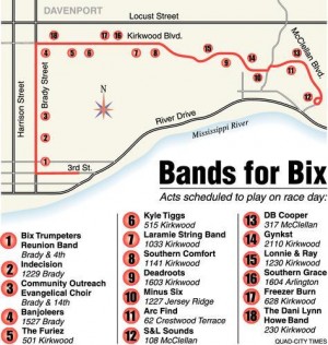 Laurie and Rick McGrath turn Bix 7 course into concert hall