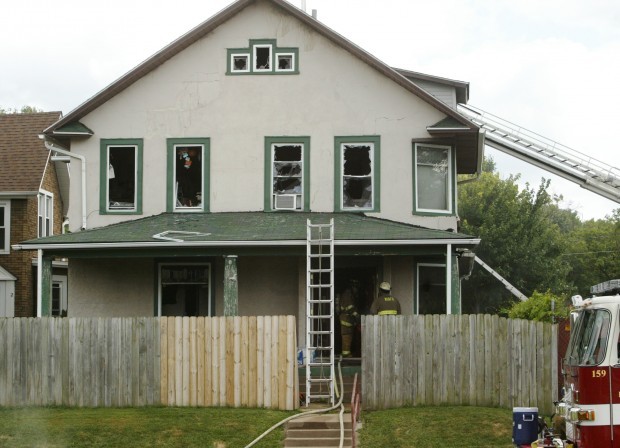 Woman injured in Moline house fire