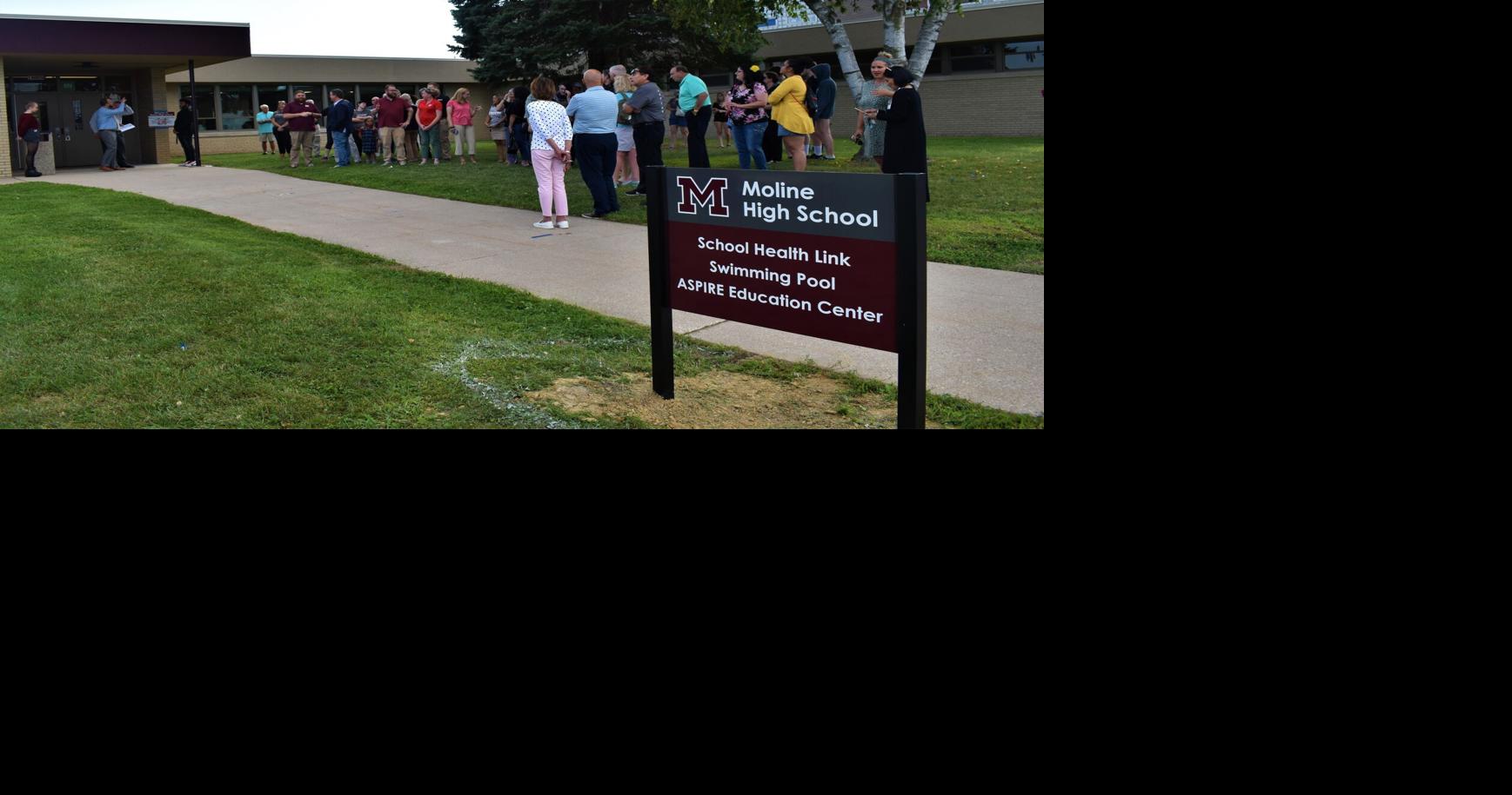 Walk-through of Moline High School's newly renovated ASPIRE wing