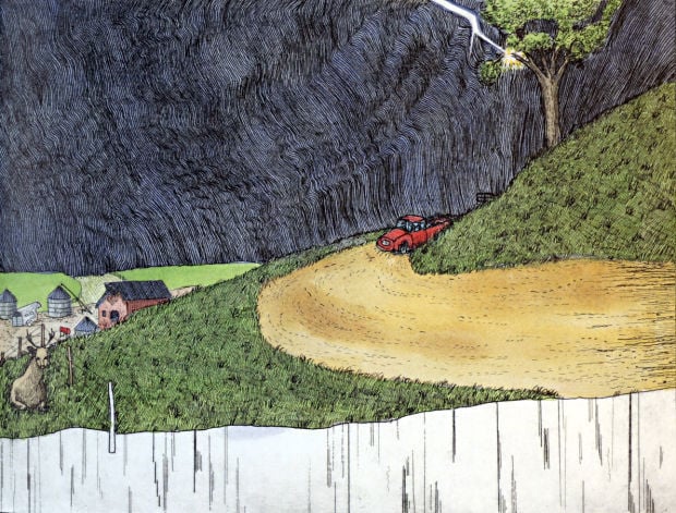 Artist Arthur Geisert weathering the storms