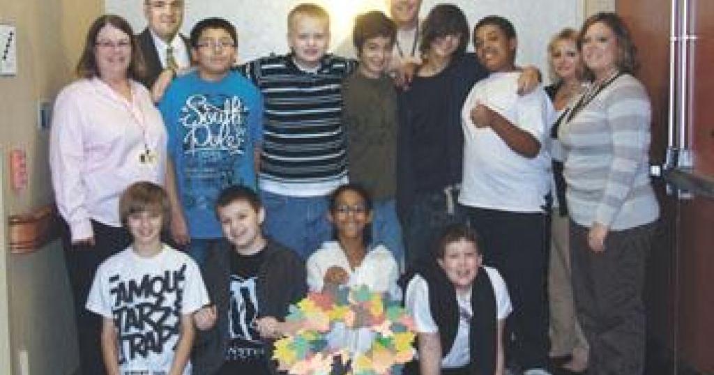 BMS students brighten up Trinity hospice