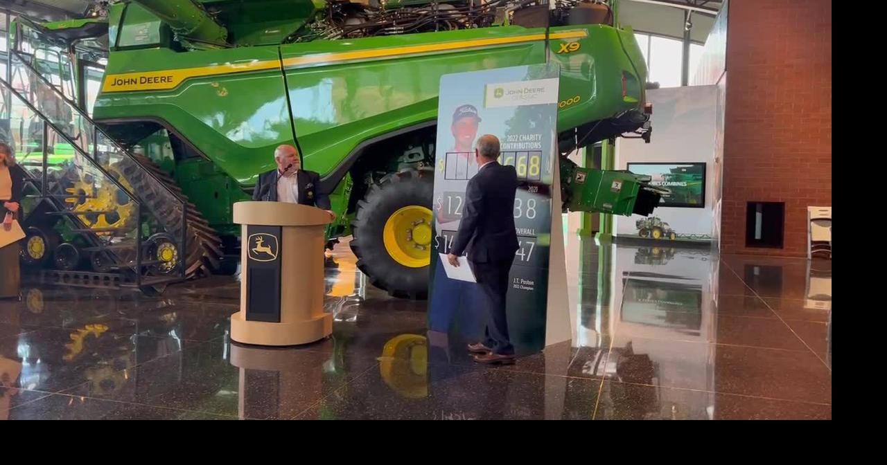 Tournament Director Clair Peterson unveils the 2022 JDC total charity ...