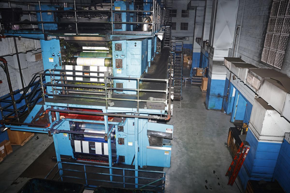 Quad-City Times printer's last newspaper printing run