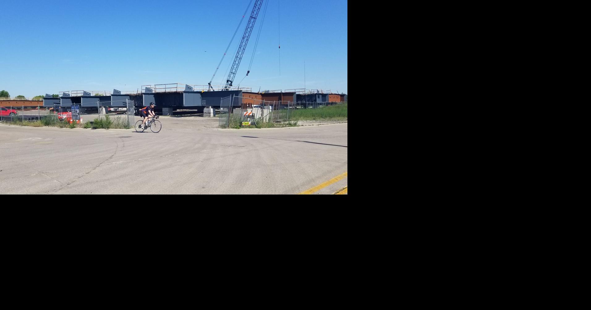 Bridge steel soon to leave Moline bike path