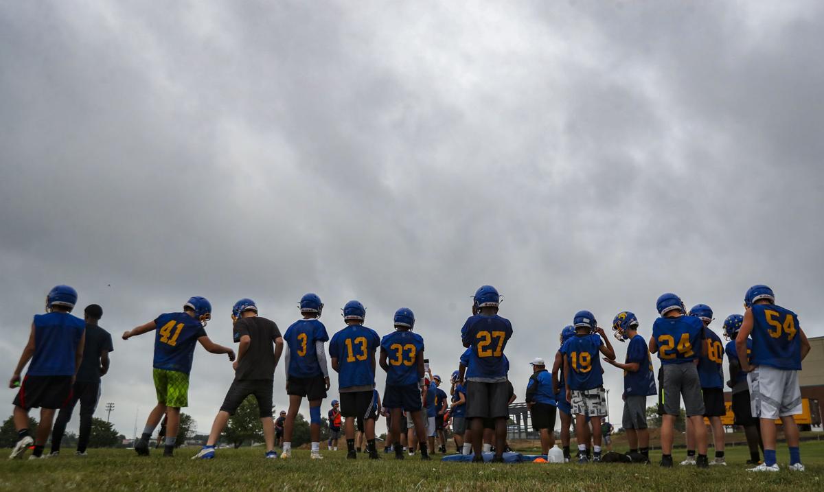 Photos: First day of football practice at Davenport North