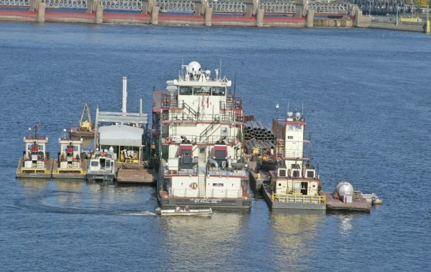 Army Corps continues dredging Mississippi River channel