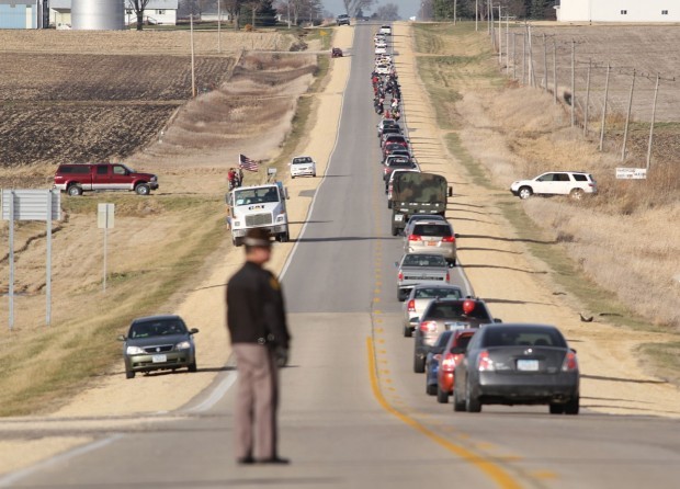 Reiff's body arrives in Iowa, returned home